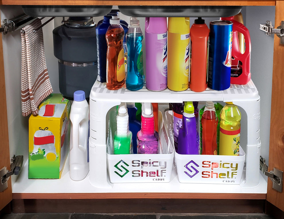 Savvy Shelf Undersink Organizer – Spicy Shelf